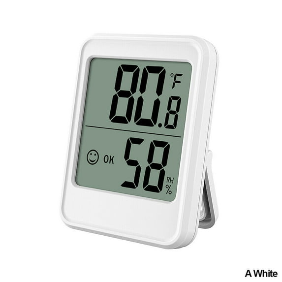 Digital LCD Thermometer Hygrometer Indoor Room Temperature Humidity ...