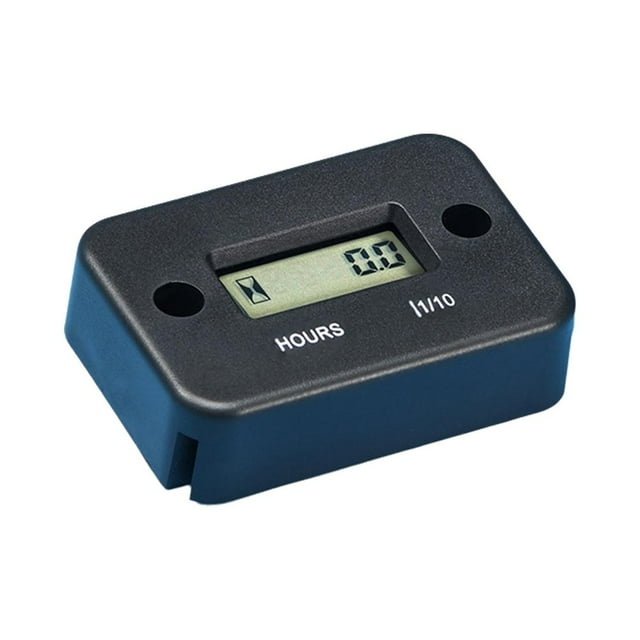 Digital LCD Waterproof Hour Meter Ski Timer Gauge Engine For Marine O3Z0 - Walmart.com