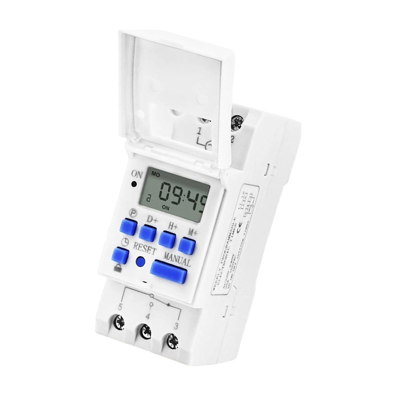 Digital LCD Weekly Programmable Digital Timer Switches 16 ON and OFF ...