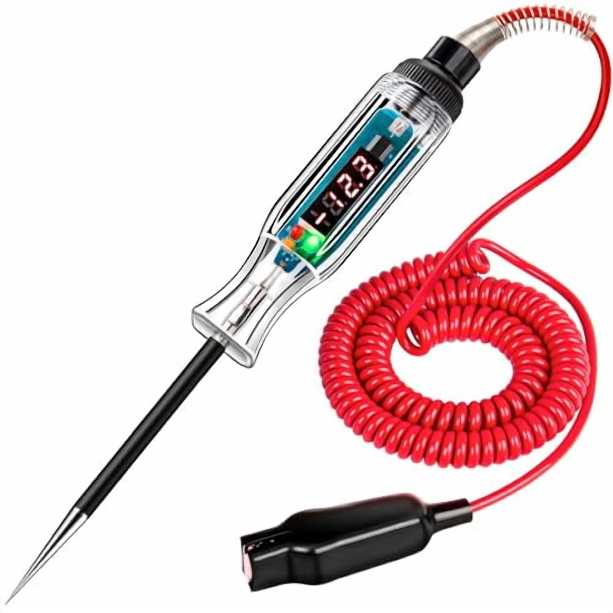 Digital LED Automotive Circuit Tester, DC 2.6V-32V Test Light with ...