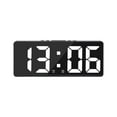 Digital LED Desk Alarm Clock Large Display 3 Inches USB Temperature ...