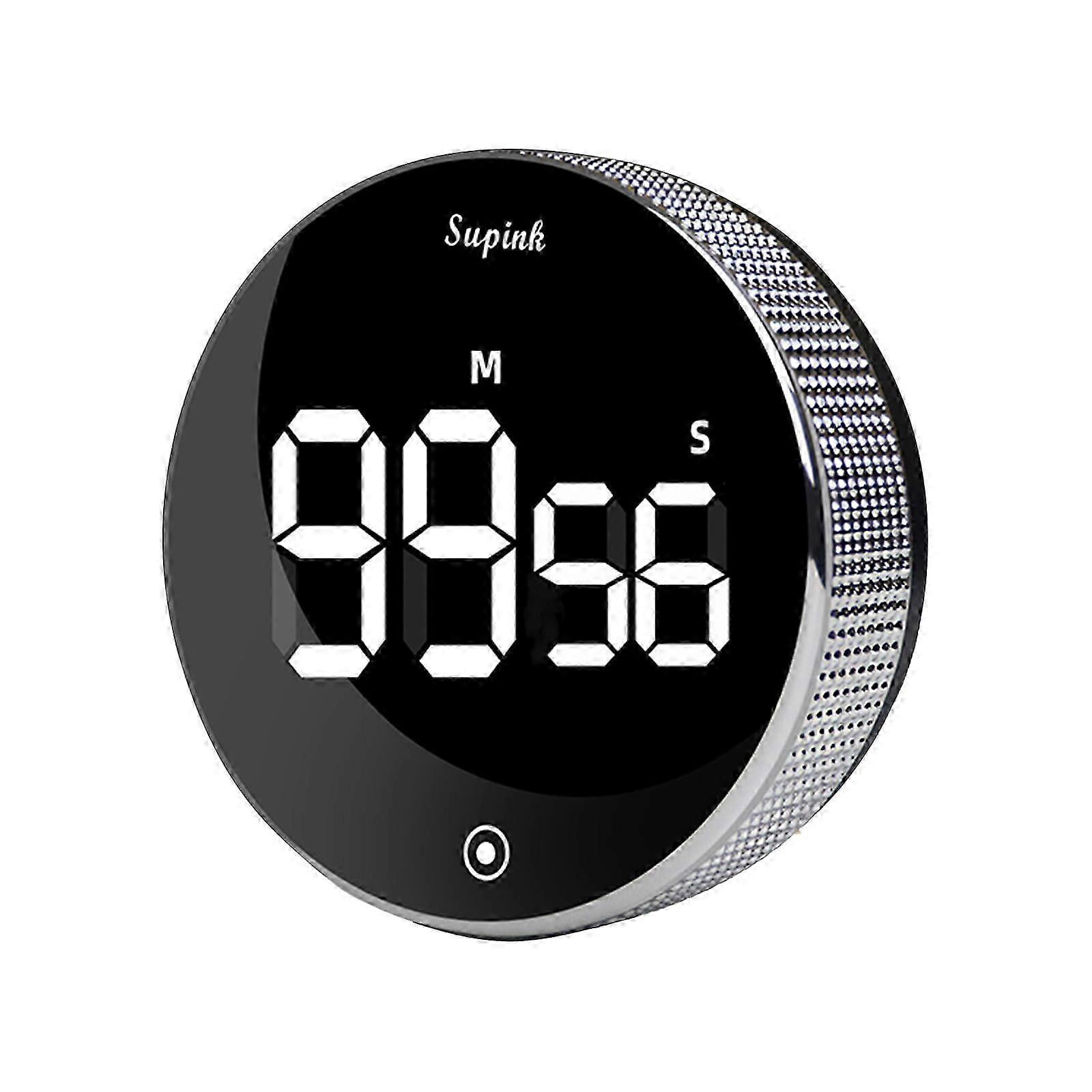 Digital LED Timer Manual Countdown Alarm Clock Magnetic Stopwatch ...