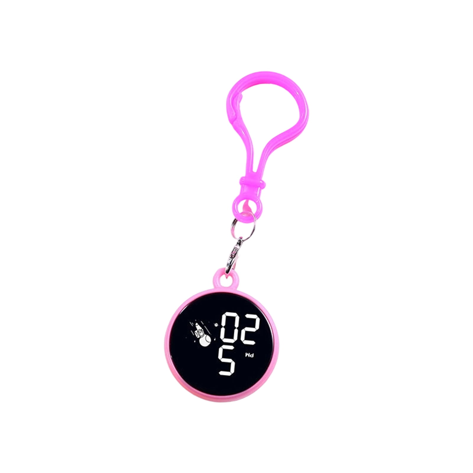 Digital LED Watch For Keychain Attachment Electronic Watch Carabiner ...