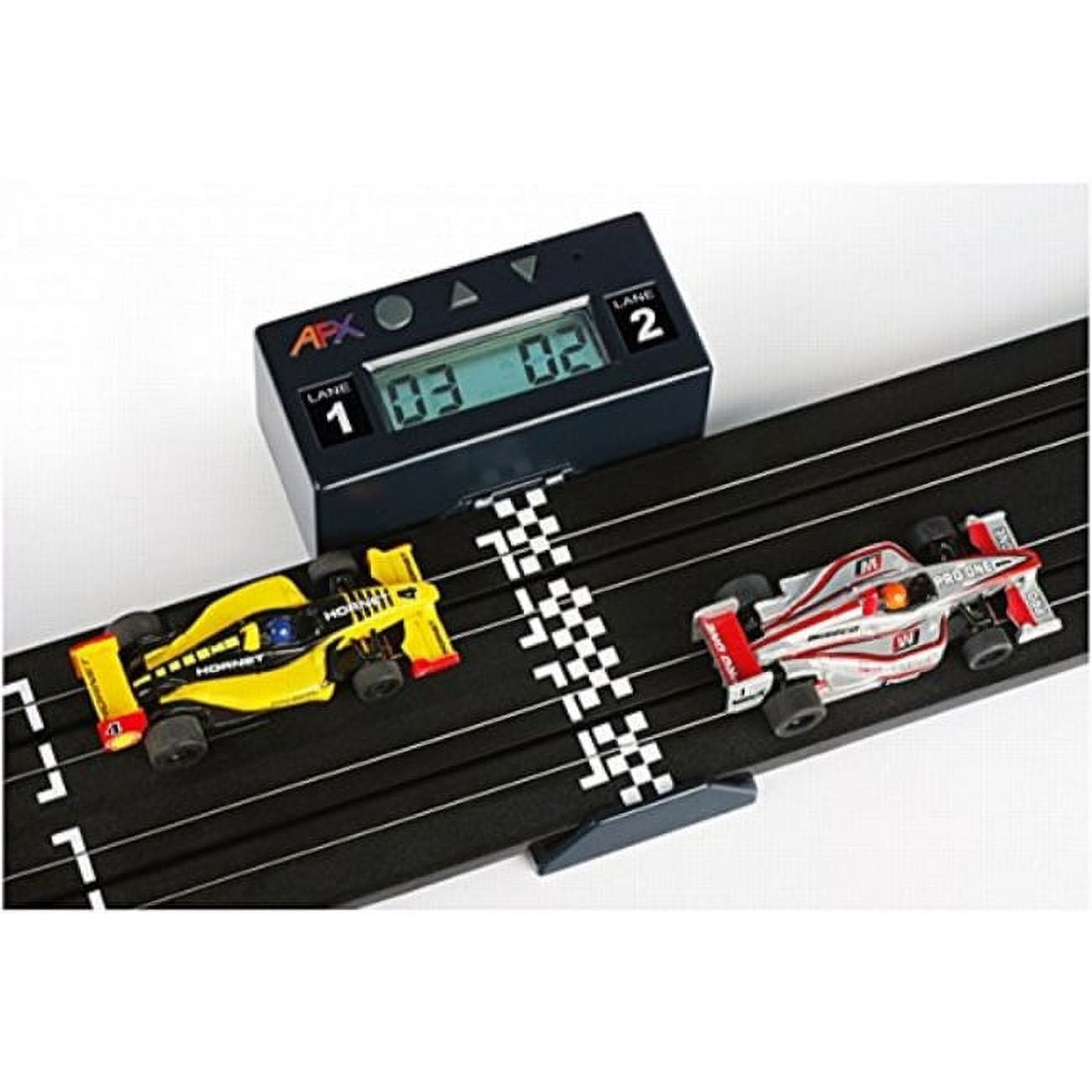 AFX Race Digital Lap Counter - 21002, HO Scale, 2 Lane, Uses 3 AAA ...