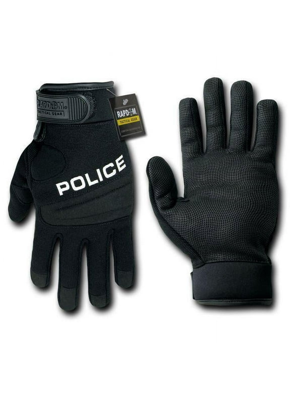 Leather Police Gloves