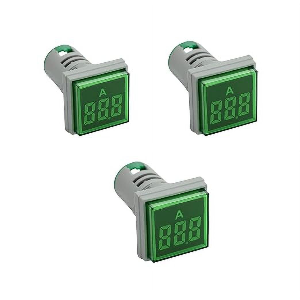 Digital Led Display Indicator Ammeter, 0-100A Max AC380 Current Meter ...