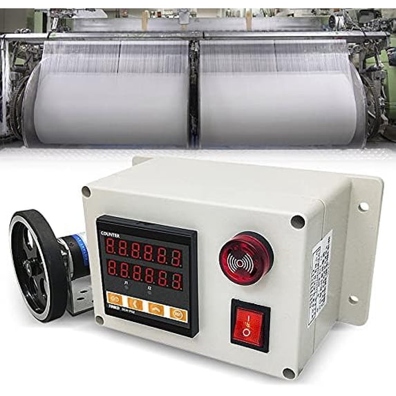 Digital Length Meter Counter 300ppr Digital Rolling Wheel Rotary ...