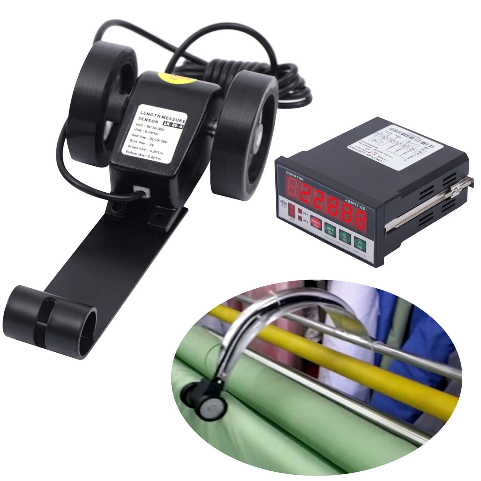 Digital Length Meter Counter Length Measuring Wheels with Control ...
