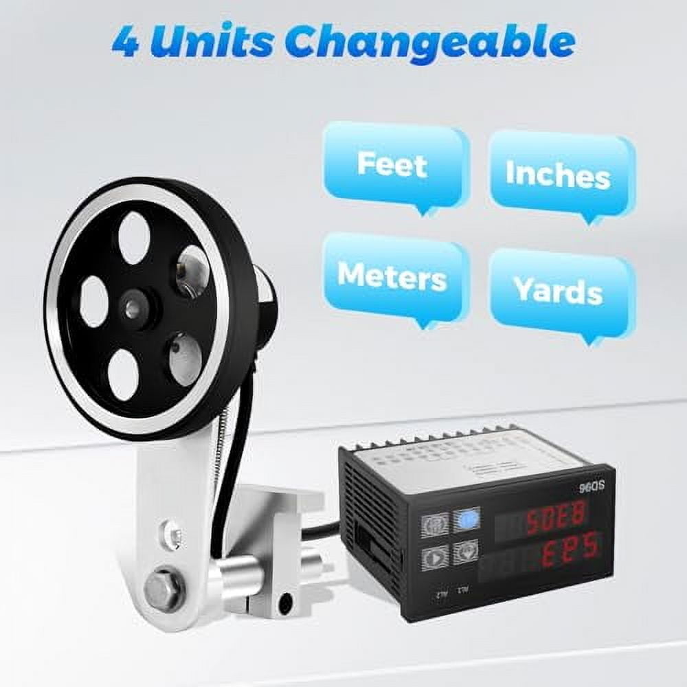 Digital Length Meter Counter Mechanical Length Counter Rolling Wheel ...