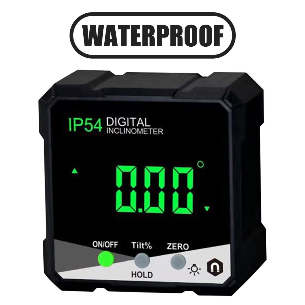 Digital Level Angle Finder Gauge 360° Mini Measure Digital Inclinometer ...