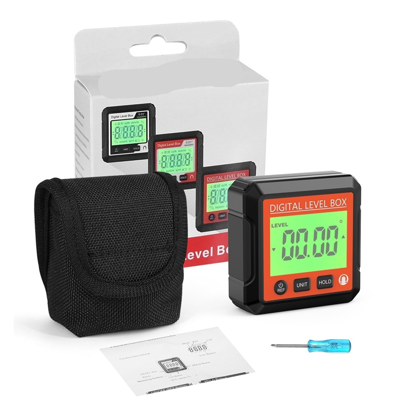 Digital Level Box Protractor Angle Finder 90 Degree Digital Protractor ...