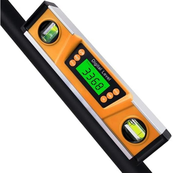 Digital Level and Protractor, 10 Inch IP54 Protected Electronic Bubble ...