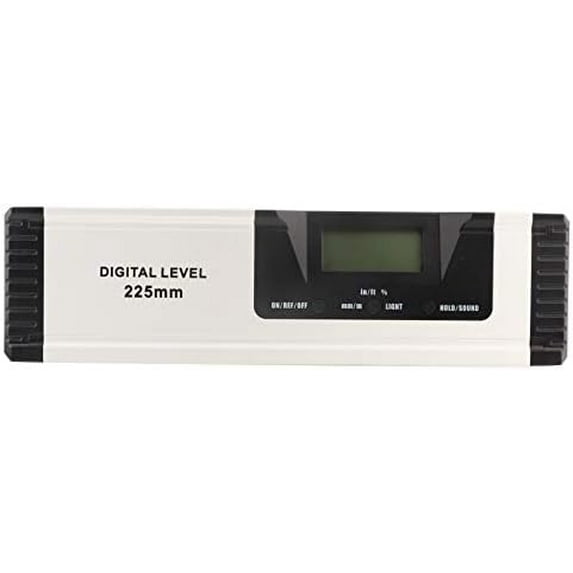 Digital Level Ruler, 225mm Length Non Magnetic Aluminum Alloy Hand ...