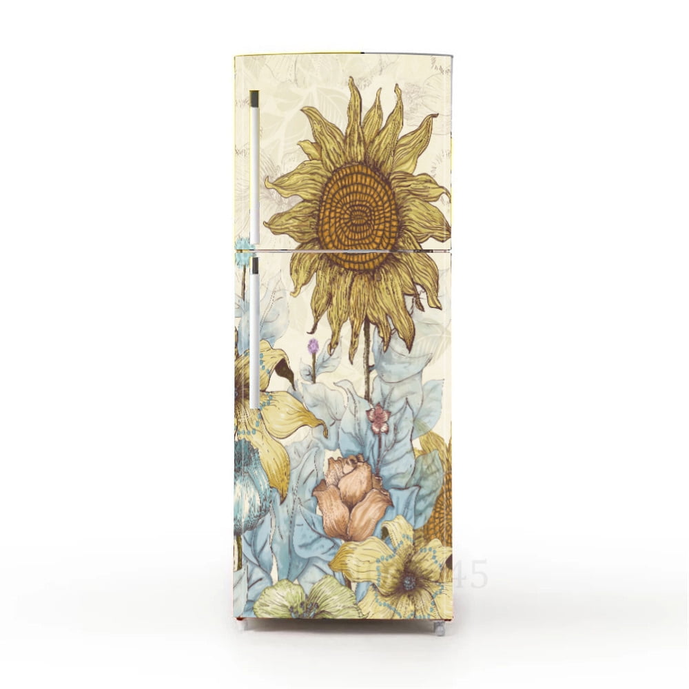 Digital License Plate Refrigerator Sticker Door Stickers Wardrobe ...