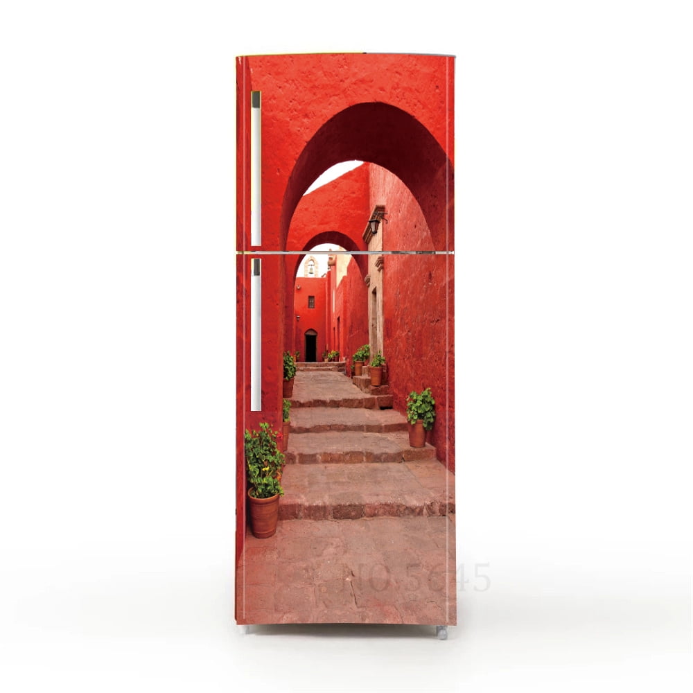 Digital License Plate Refrigerator Sticker Door Stickers Wardrobe ...