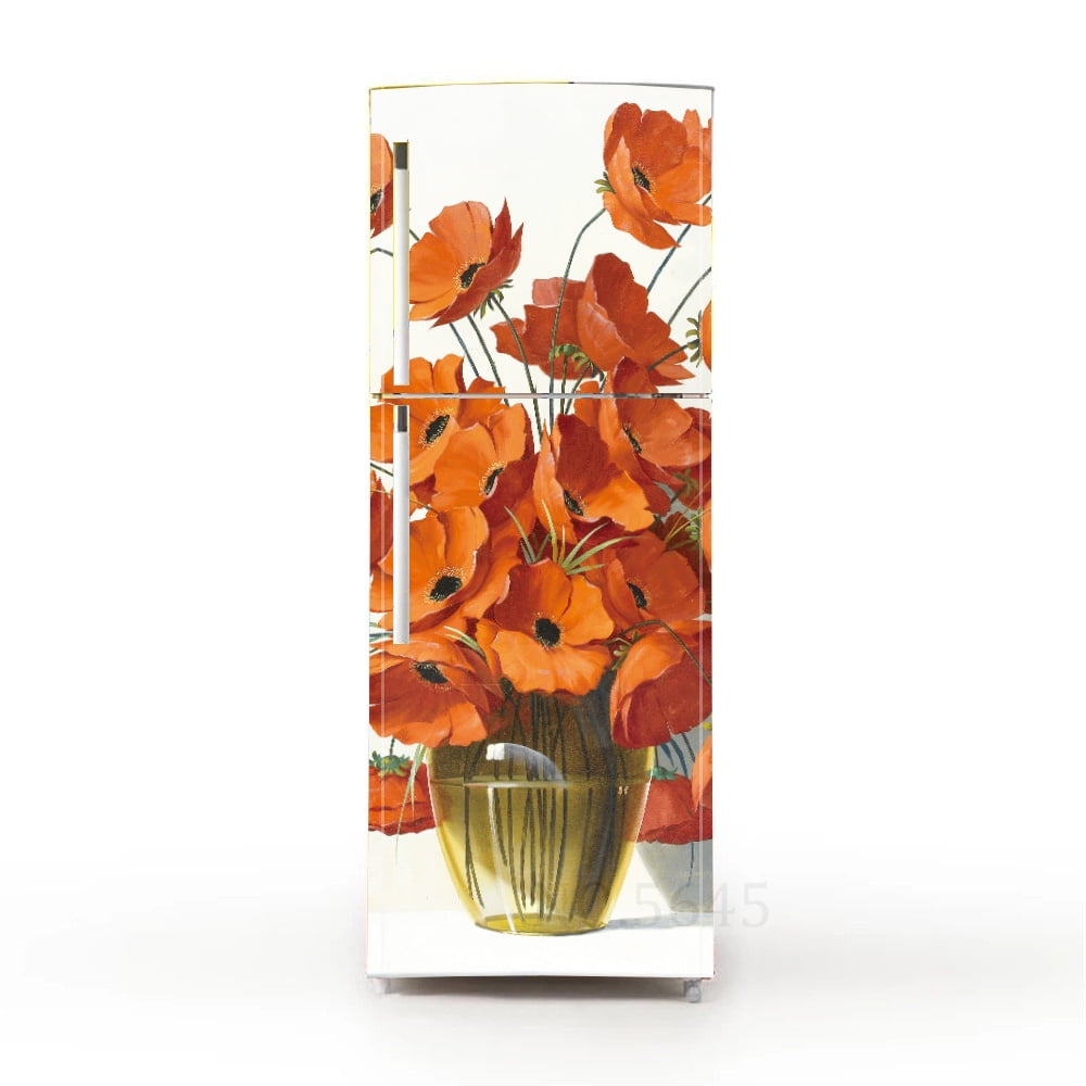 Digital License Plate Refrigerator Sticker Door Stickers Wardrobe ...