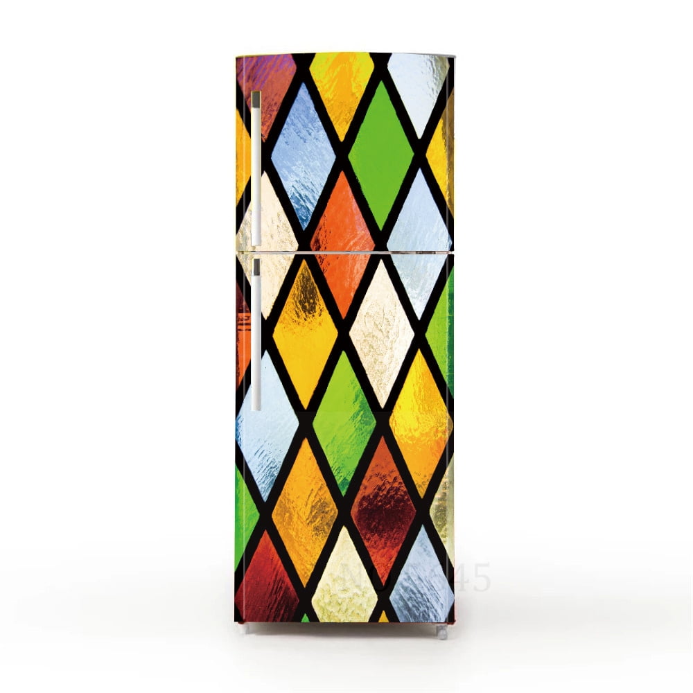 Digital License Plate Refrigerator Sticker Door Stickers Wardrobe ...