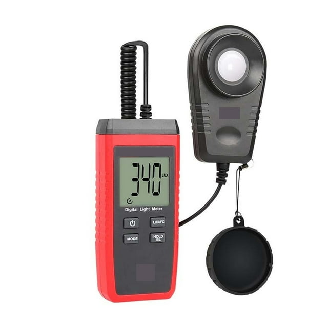 Digital Light Meter Lux / FC Meters Luminometer Photometer 200,000 Lux ...