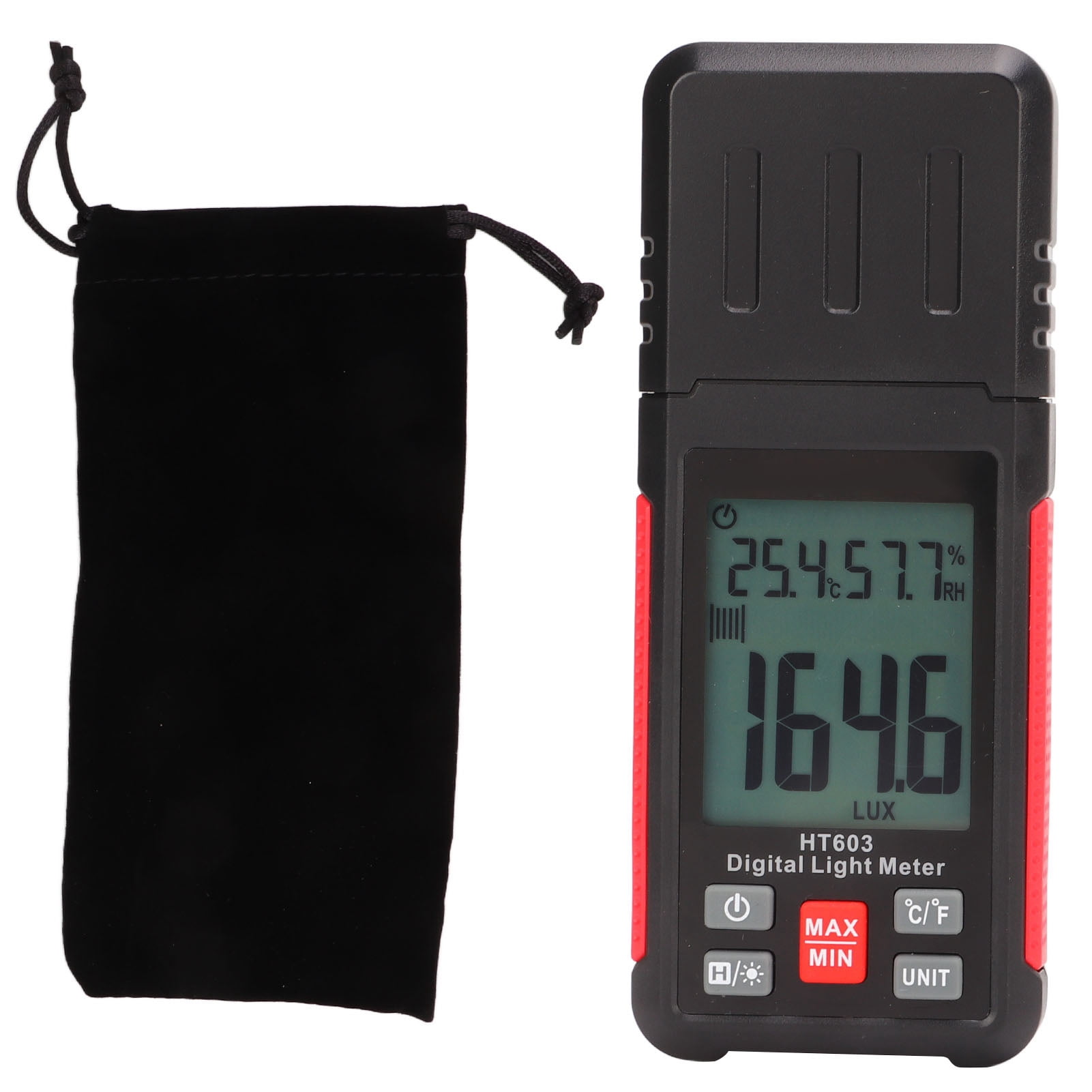 Digital Light Meter Professional High Accuracy Quick Response Luxmeter ...
