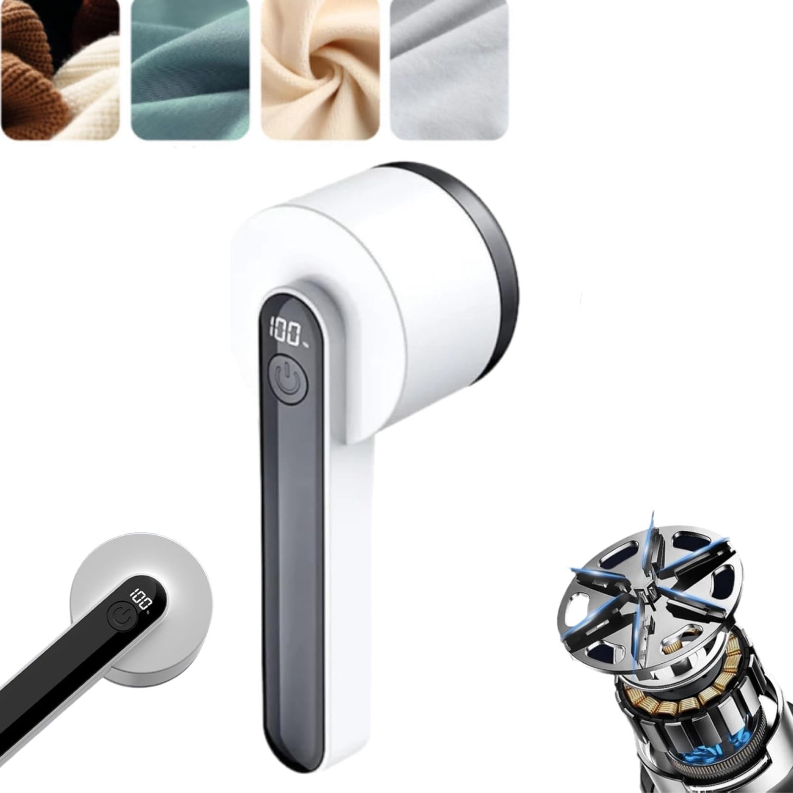 Digital Lint Shaver, Fabric Shaver,Lint Remover Rechargeable,Safe ...