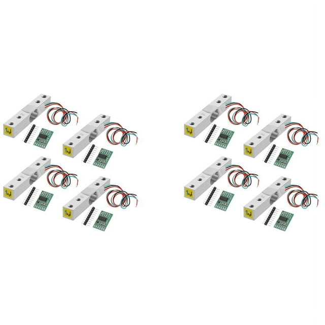 Digital Load Cell Weight Sensor-8 Sets 1KG Load Cell HX711 AD Weighit ... Digital Load Cell Weight Sensor-8 Sets 1KG Load Cell HX711 AD Weighit ...