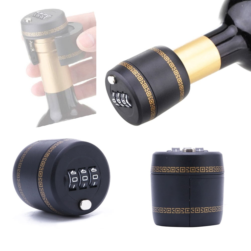 Digital Lock for Bottle For Wine Whiskey & Liquor (Bottle Diameter ...