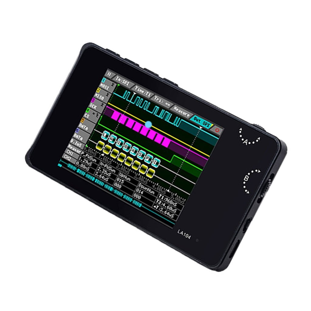 Digital Logics Analyzers Handheld Instrument Built-in Battery Pocket Logics Analyzers 4 Channel ...