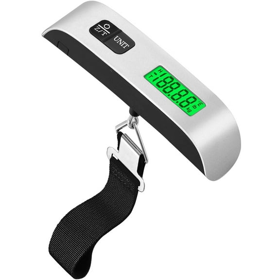 Digital Luggage Scale, 110lbs Hanging Baggage Scale with Backlit LCD ...