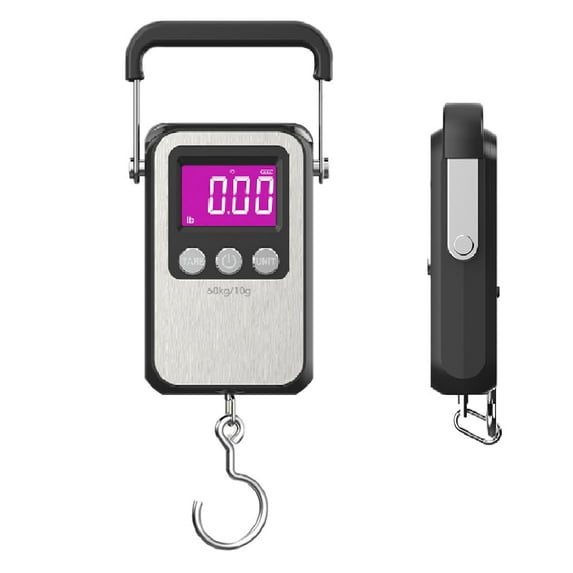 Digital Luggage Weight Scale 132lb 60kg Hanging Scales Fish Scale, 2 ...