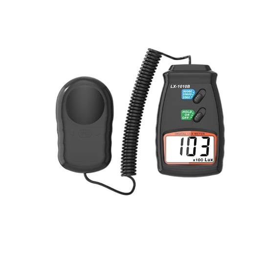 Digital Lux Meter 0-100,000 Lux Portable Light Meter With LCD Display ...