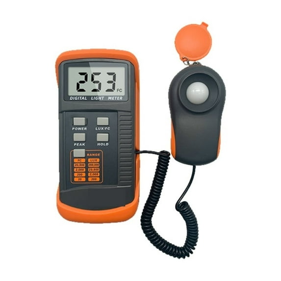 Digital Lux Meter 1330B, Portable Digital Light Level Meter Tester ...