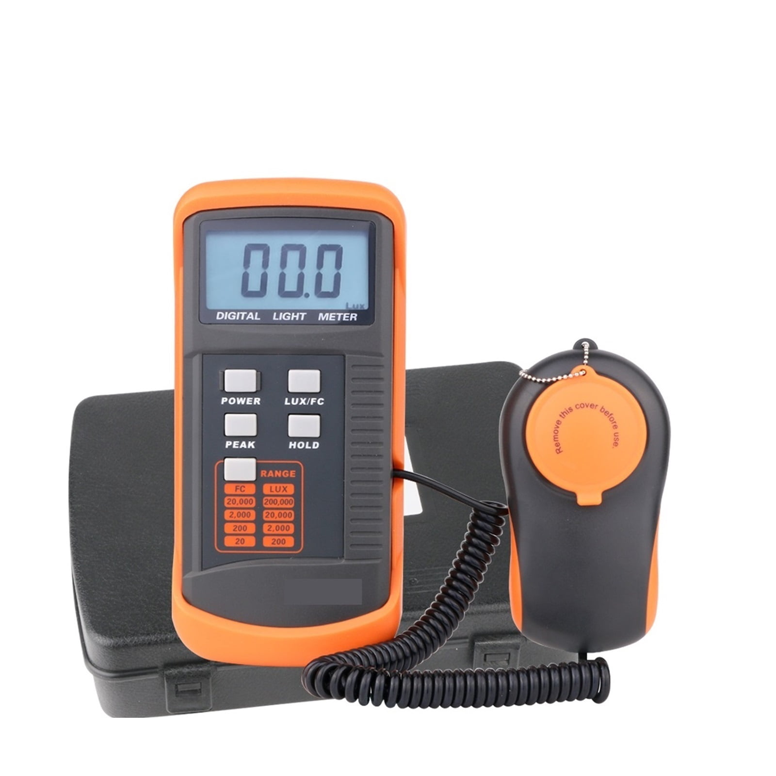 Digital Lux Meter 200,000 Lux Digital LCD Light Meter Measuring Tools ...