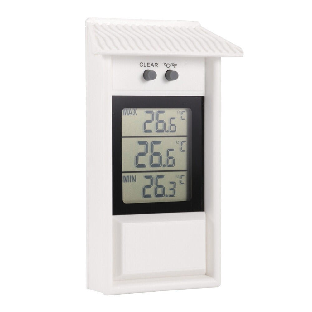 Digital Max Min Greenhouse Thermometer Indoor & Outdoor Garden ...