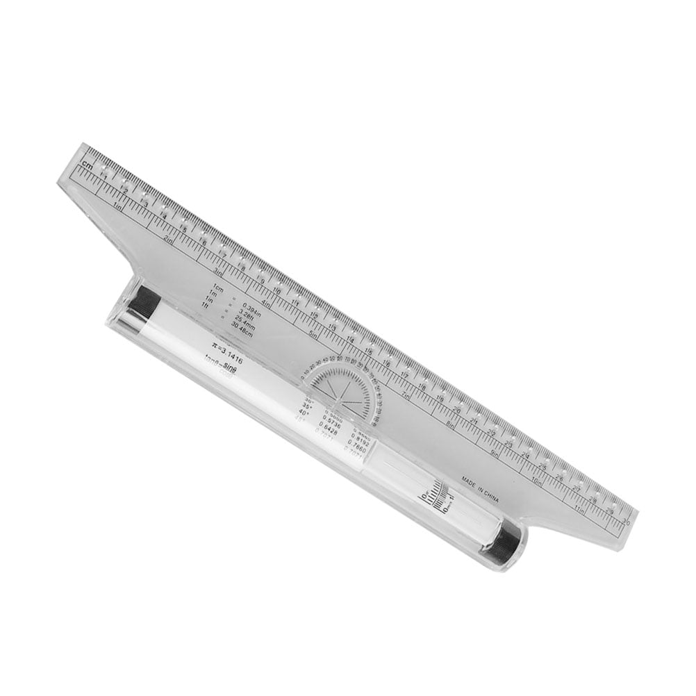 Digital Measurement Parallel Roller Ruler Office Tool Measuring Student ...