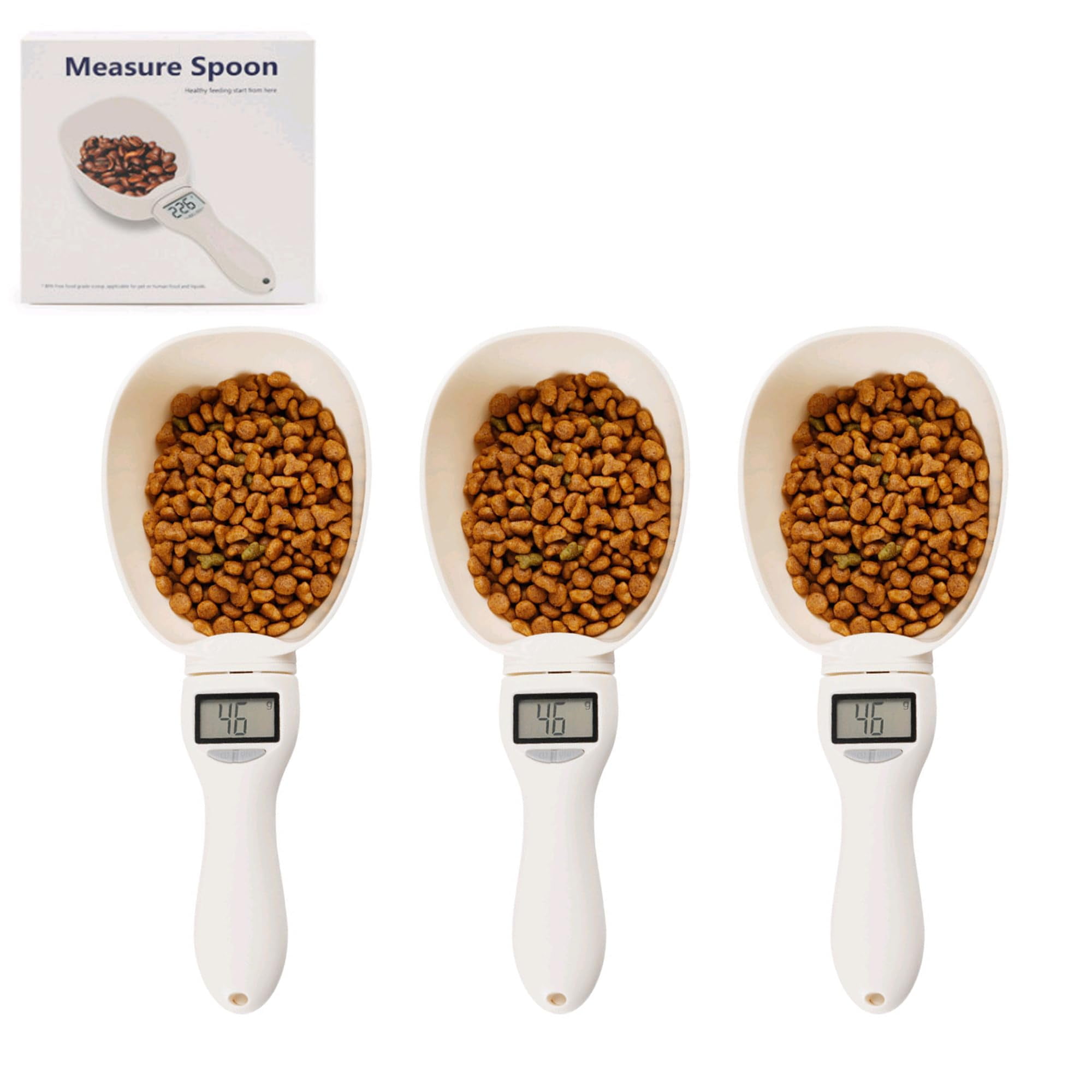 Digital Measuring Spoon, 2024 Food Measuring Scoop Scale with LCD ...