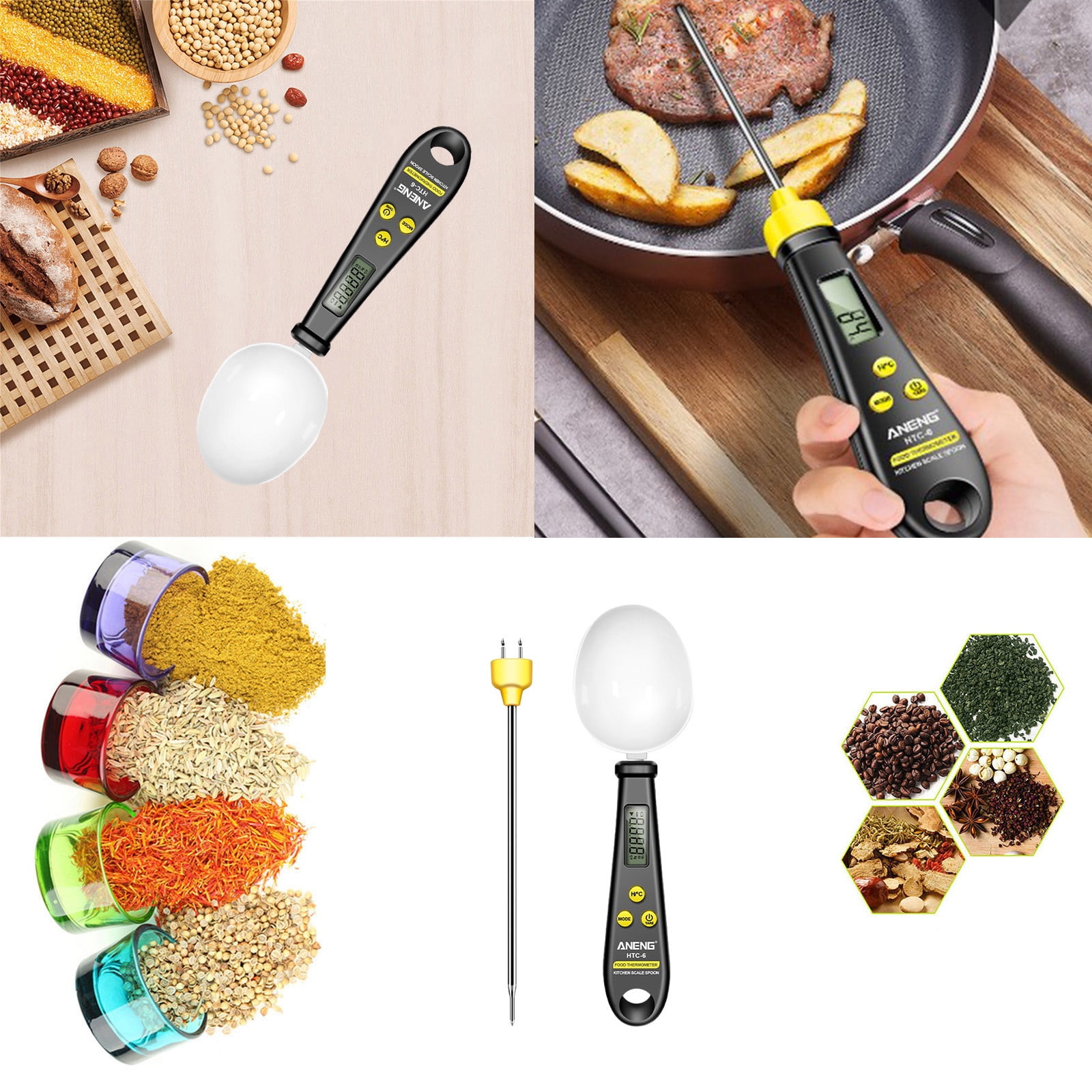 Digital Measuring Spoon, 500/0.1g High Precision, Replaceable ...