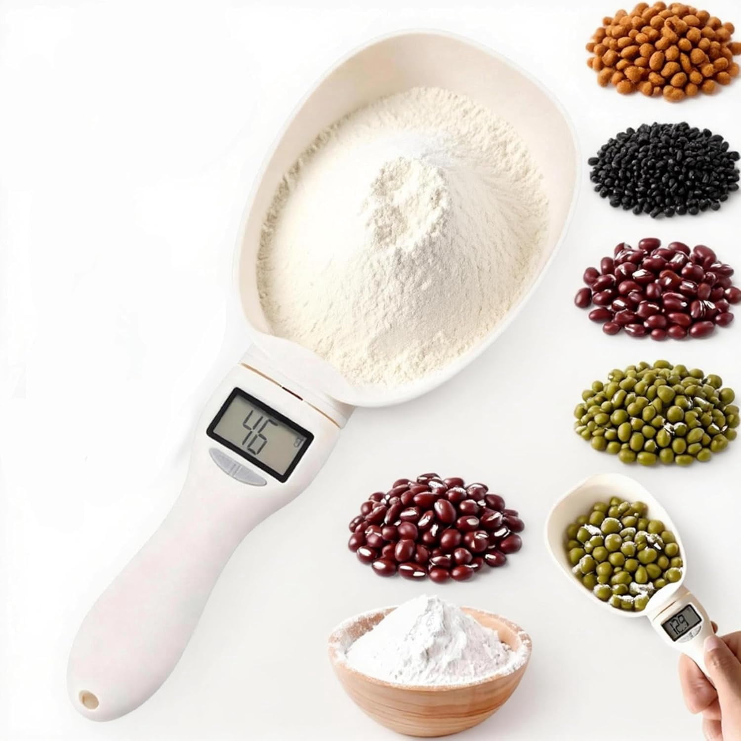 Digital Measuring Spoon, Digital Food Measuring Scoop Scale - 800g High ...