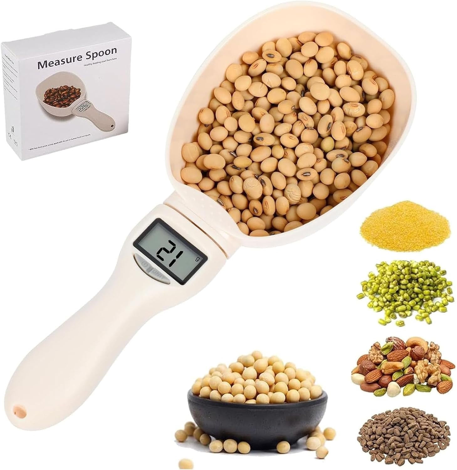 Digital Measuring Spoon, Digital Food Measuring Scoop Scale ...