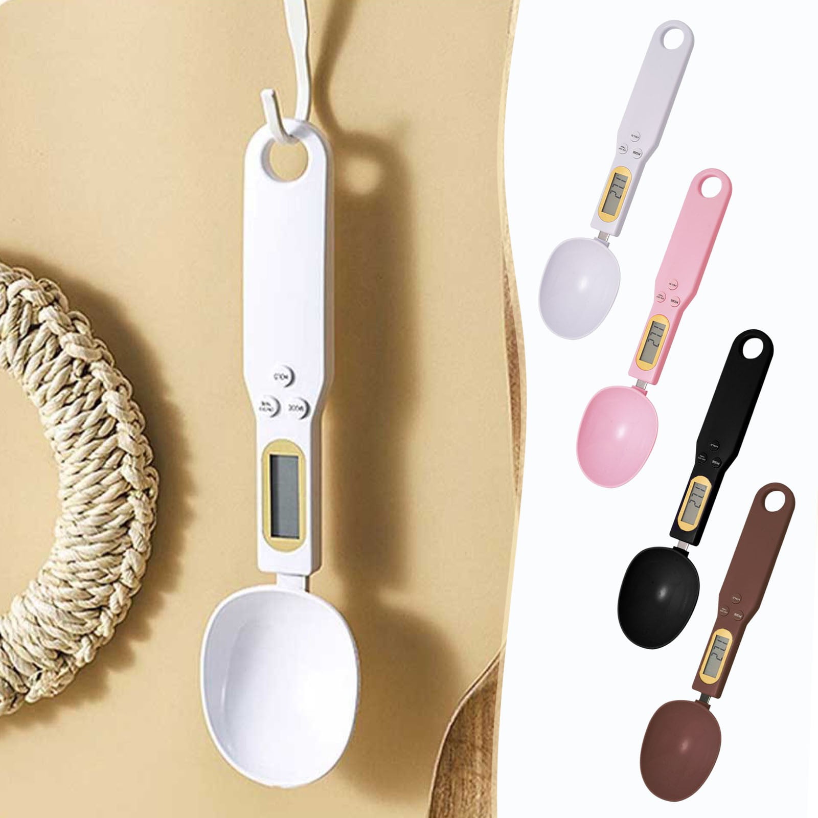 Digital Measuring Spoon, Food Measuring Scoop Scale, Adjustable ...