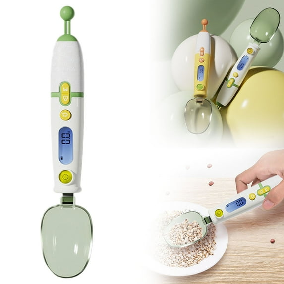 Digital Measuring Spoon Scale 2-in-1, Electronic Kitchen Scale & Spoon ...