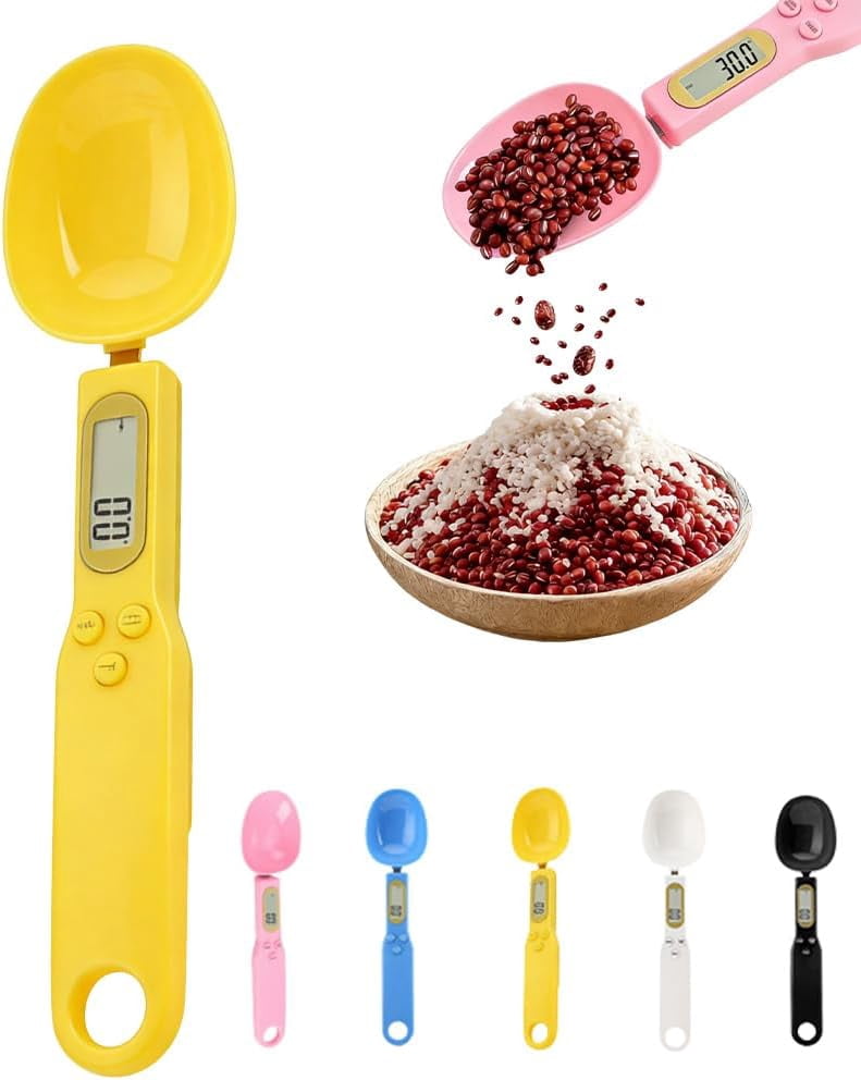 Digital Measuring Spoon Scale, Electronic Kitchen Scale Spoon 0.1g–500g ...