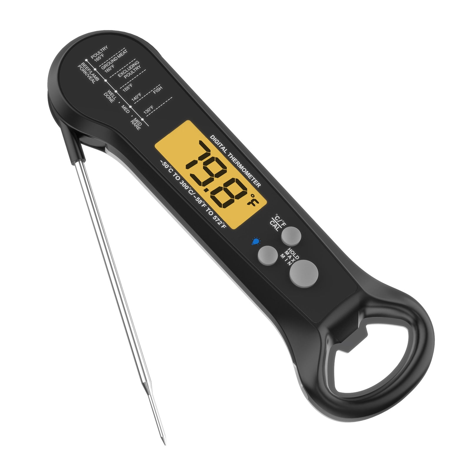 Digital Meat Temperature Gauge,Accurate Food Thermograph for Kitchen ...