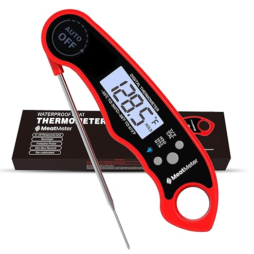 Digital Meat Thermometer for Grill/Cooking Fast Instant Read Waterproof ...
