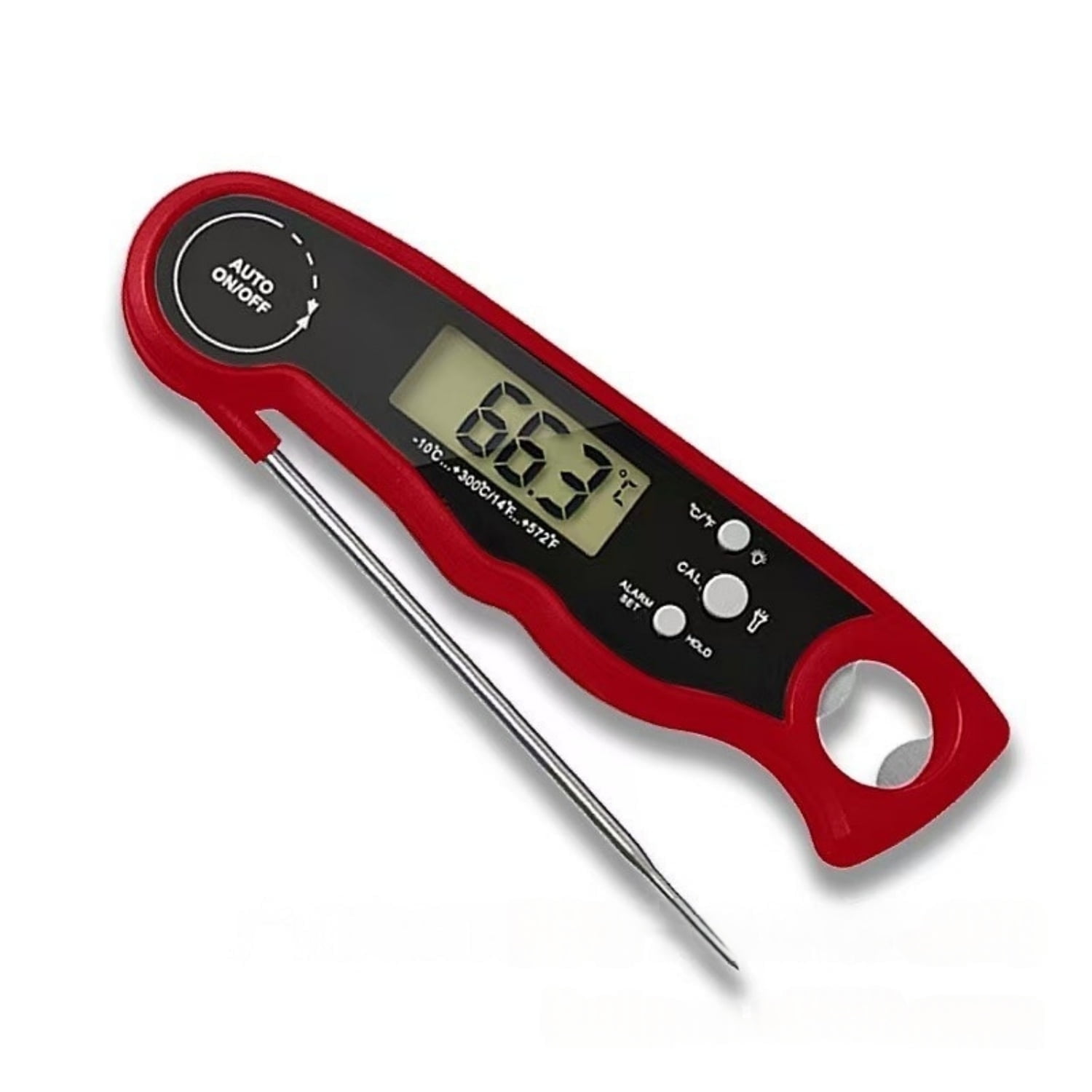 Juxing-shop Modern Food Thermometer Probe, Residential LCD Foldable ...
