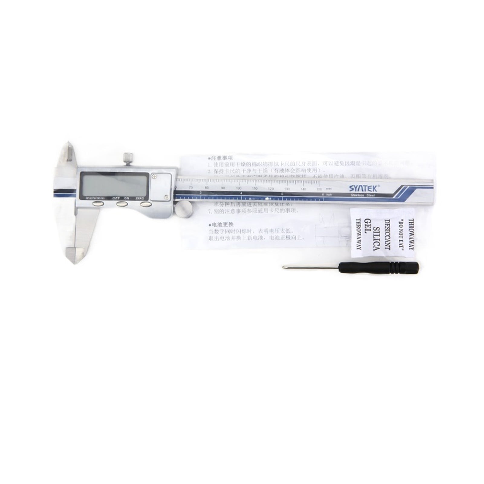 Digital Metal Caliper Stainless Steel Vernier Calipers Electronic ...