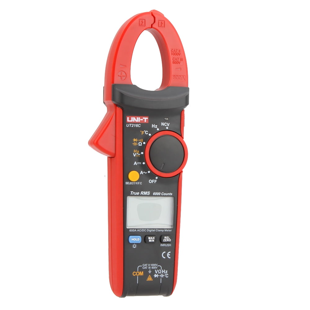 Digital Meter,600a Rms Auto Temperature Ut216c Test Temperature Ncv ...