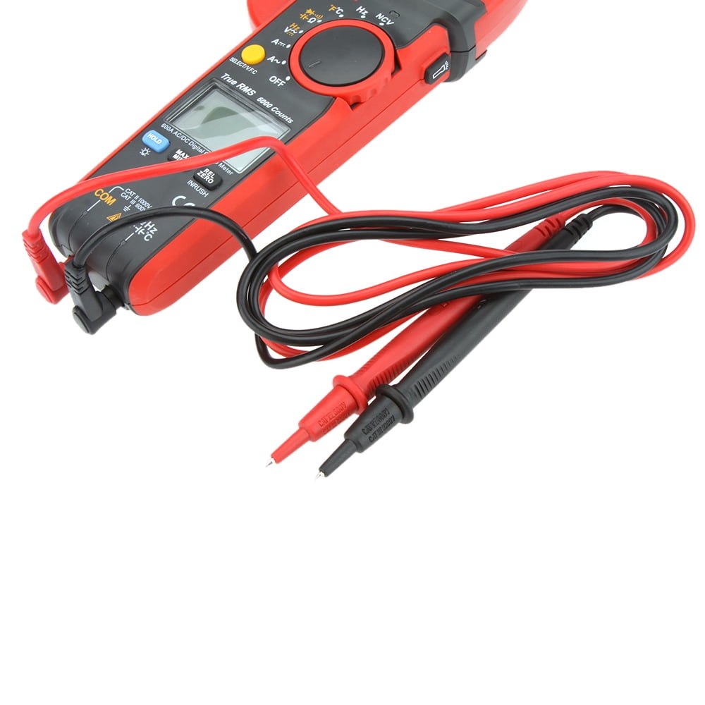 Digital Meter,600a Rms Clamp Auto Temperature Ncv Temperature Ncv Test ...
