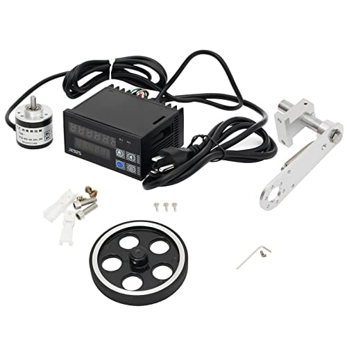 Digital Meter Counter, Rotary Encoder Cable Wheel Length Meter Measured ...