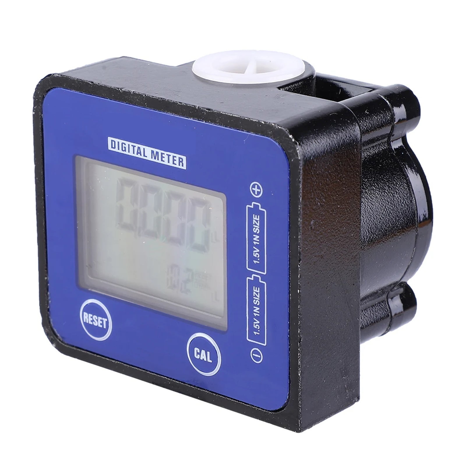 Digital Meter High Accuracy Flowmeter Gauge Blue LCD Display For ...