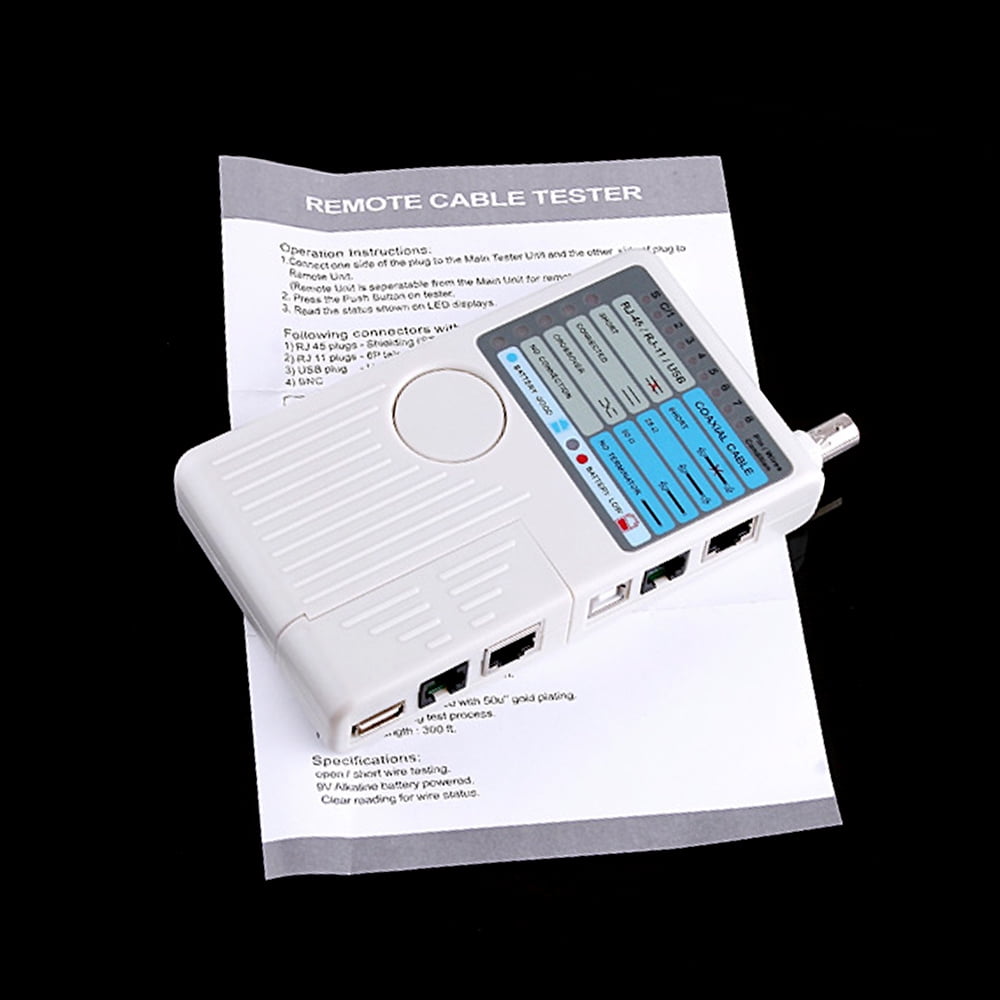 Digital Meter,Network Cable Tester Meter Bnc Lan Network Usb Bnc Lan ...